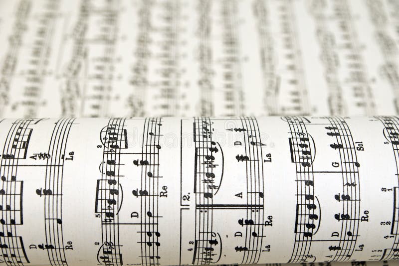 Sheet music stock image. Image of music, shot, beige - 39894029