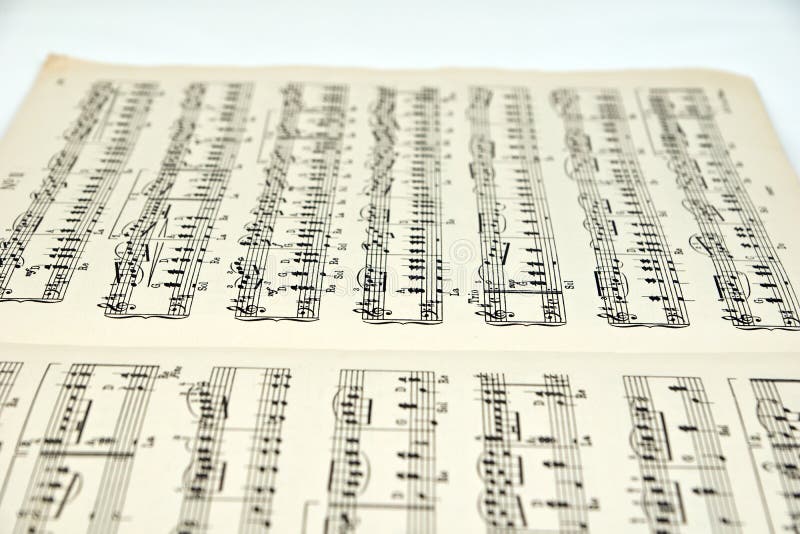 Sheet music stock image. Image of wallpaper, textured - 39894067
