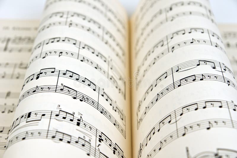 Sheet music stock photo. Image of studio, tilt, classical - 39894254