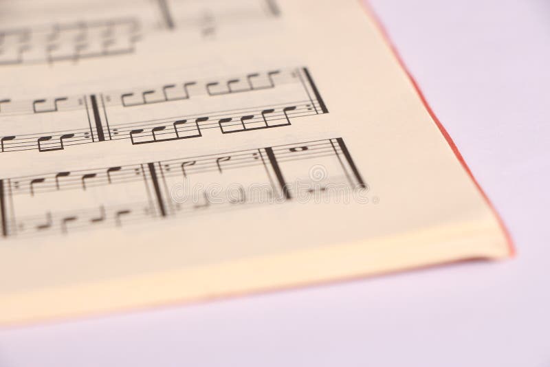 Sheet music stock photo. Image of field, design, allegro - 40745628