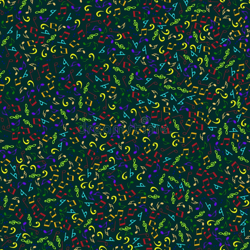 Multi Colored Music Staff Stock Illustrations – 29 Multi Colored Music ...