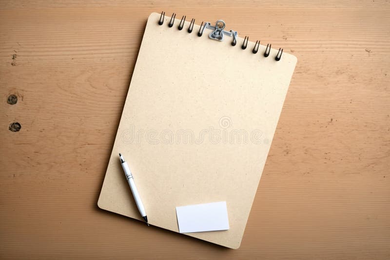 A Sheet of Notebook Pinned To a Wooden Panel Stock Illustration ...