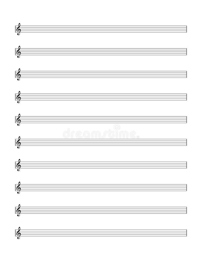 Empty Sheet of Notes Template Stock Vector - Illustration of empty ...