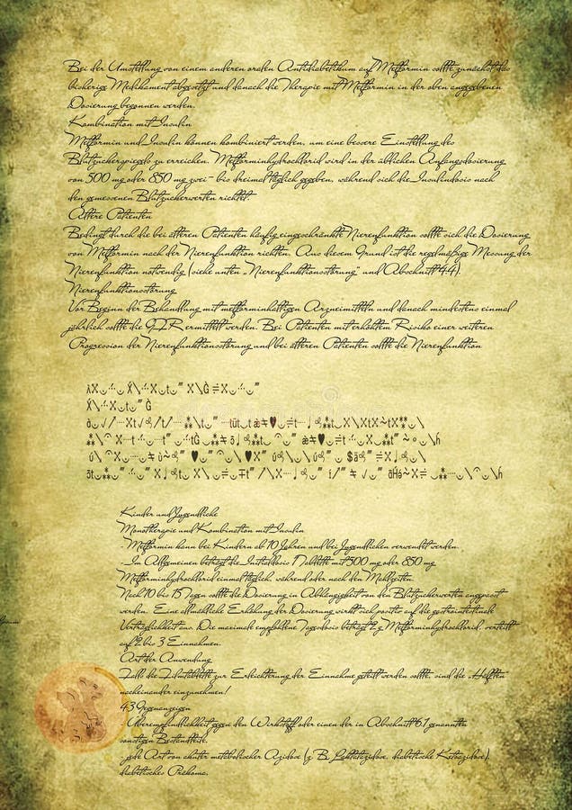 Parchment Document Script Letters Stock Illustrations – 33 Parchment ...