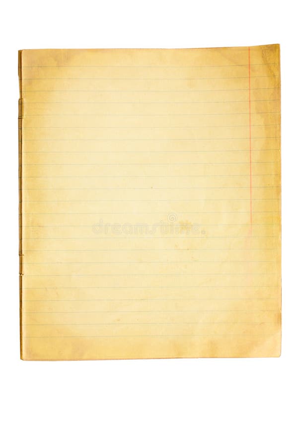 Sheet old notebook stock image. Image of reminder, backgrounds - 16091643