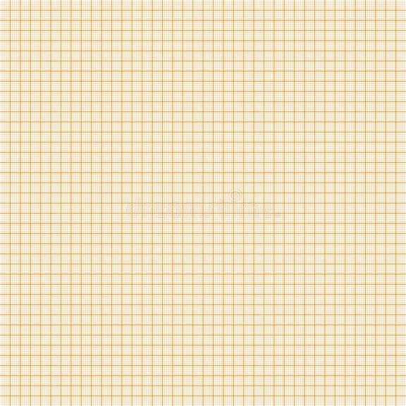 Sheet of Orange Graph Paper with Grid. Millimeter Paper Texture ...