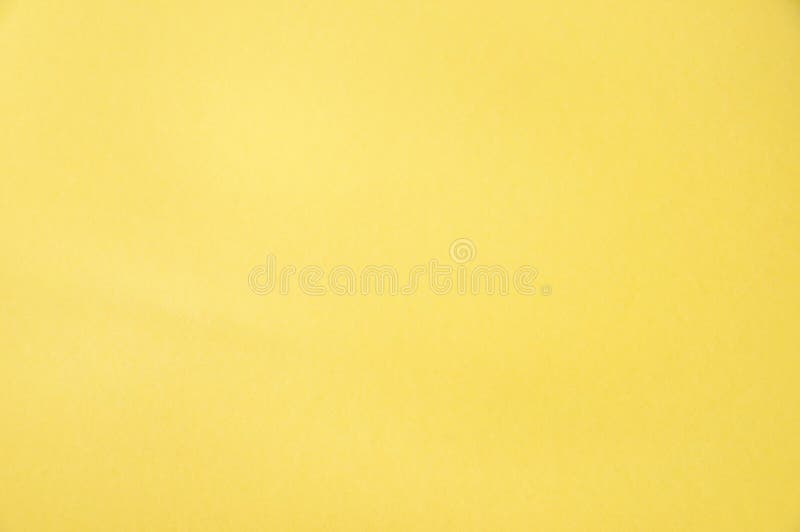 Sheet of Paper or Cardboard in Yellow with Place for Text Stock Image ...