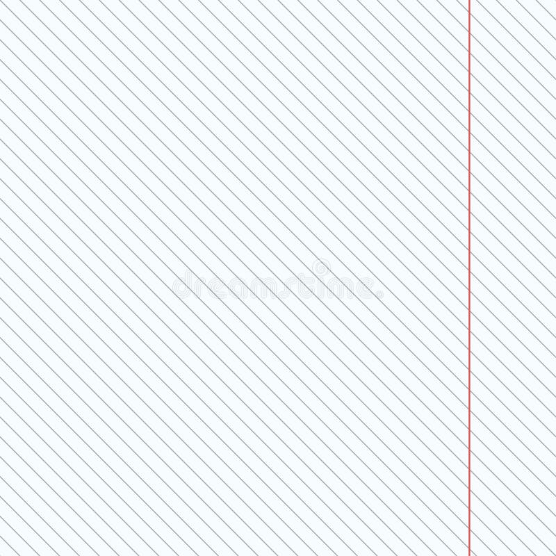 Sheet of Paper, Diagonal Lines Texture. Striped Notebook Background ...