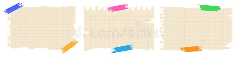 Sheet Paper Empty Style Set Stock Vector - Illustration of label, sheet ...