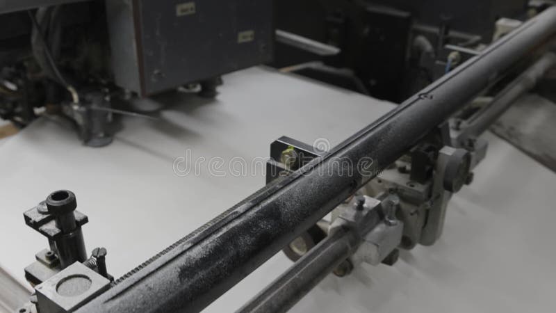 Offset Print Machine stock footage. Video of production - 258883896