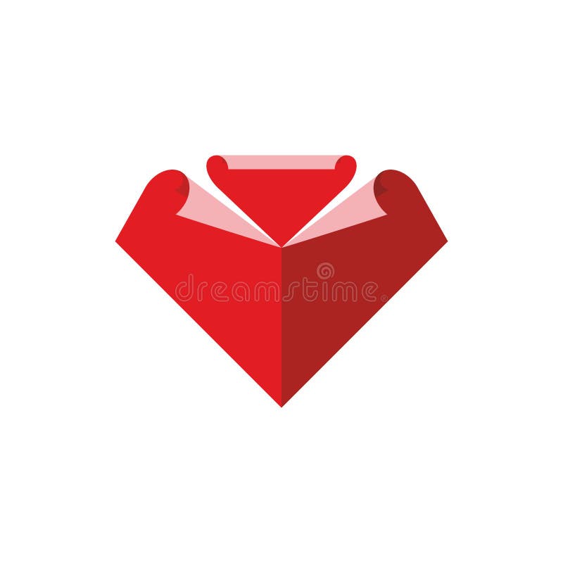 Sheet of Paper Folded Corner Logo. Architectural Design Emblem Stock ...