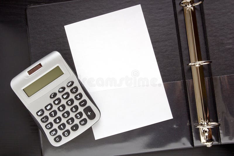 Sheet of paper in a folder stock photo. Image of copy - 47318344