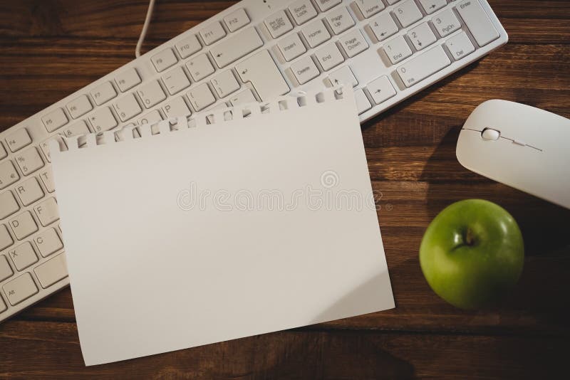 Sheet of paper on keyboard stock image. Image of people - 54261529