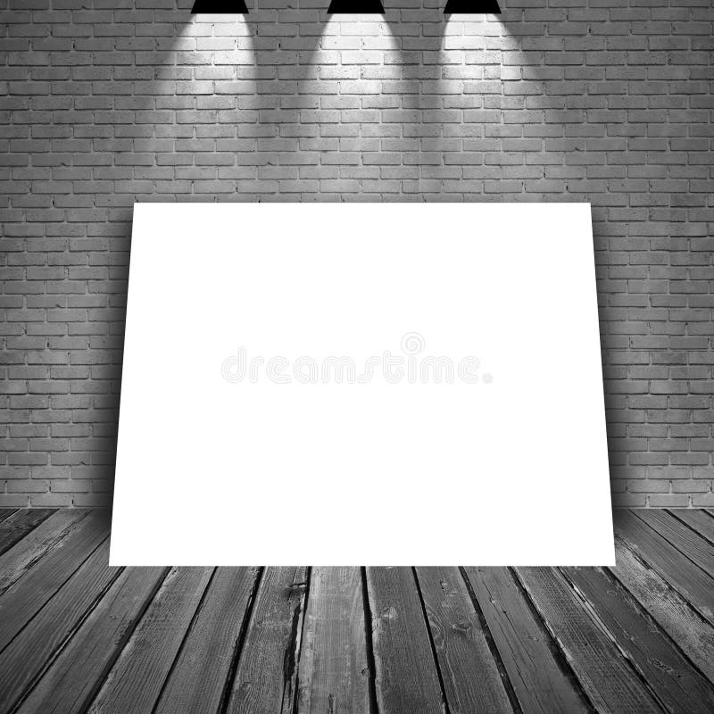 Sheet of a paper in a room stock photo. Image of grunge - 31072852