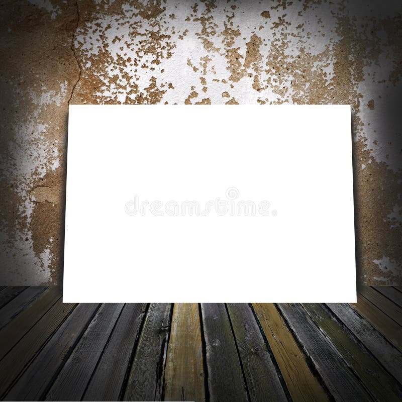 Sheet of a paper in a room stock photo. Image of brown - 31033532