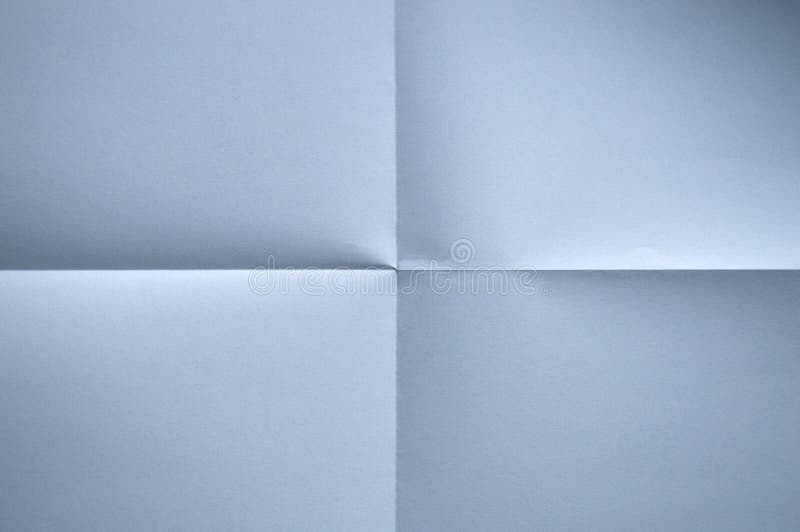 A Sheet of Paper with Signs of Bending Stock Photo - Image of document ...