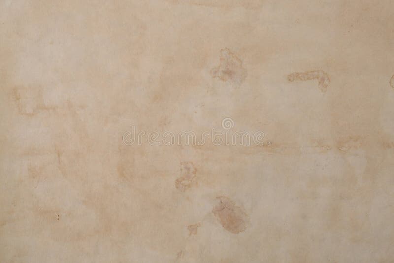 Sheet of Old Parchment Paper Isolated on White, Top View. Space for ...