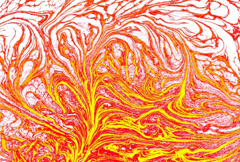Red marbled paper. stock image. Image of wallpaper, pattern - 204756651