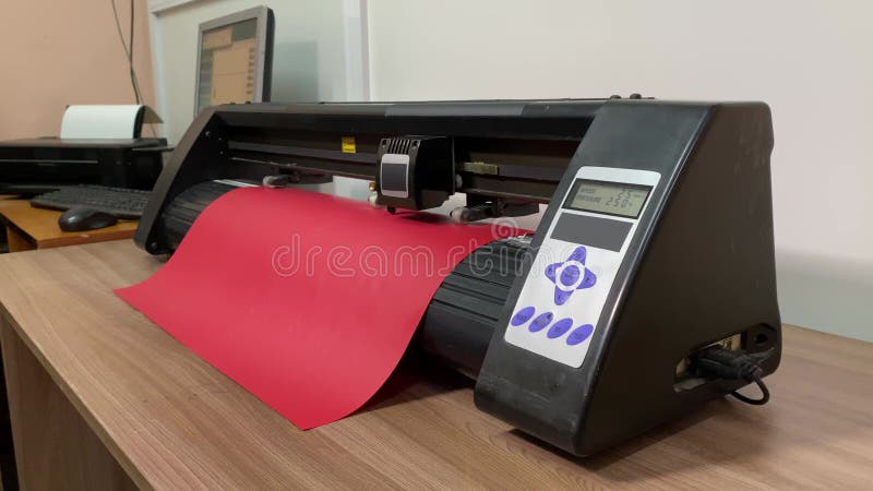 Sheet of red paper. stock video. Video of sticker, gadget - 314991275
