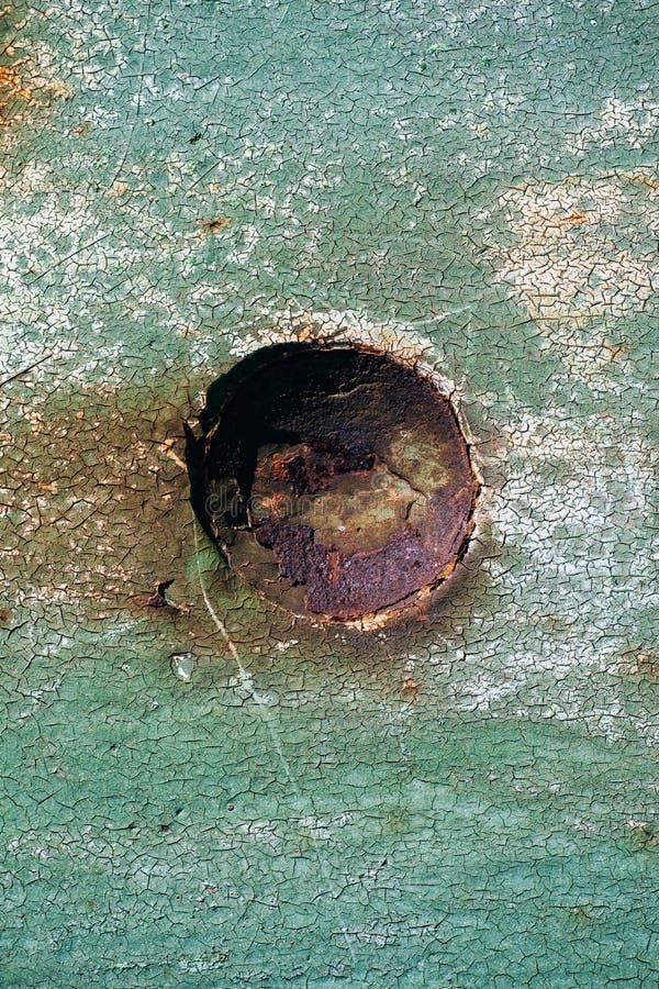 Sheet of Rusty Metal with Cracked and Flaky Paint, a Metal Surface with ...