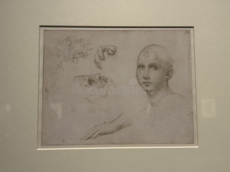 Studies for the Trinity with Saints by Raphael Sanzio at the RA Museum ...