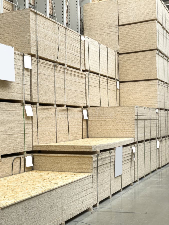 Sheet Stack in a Construction Store Stock Photo - Image of construction ...