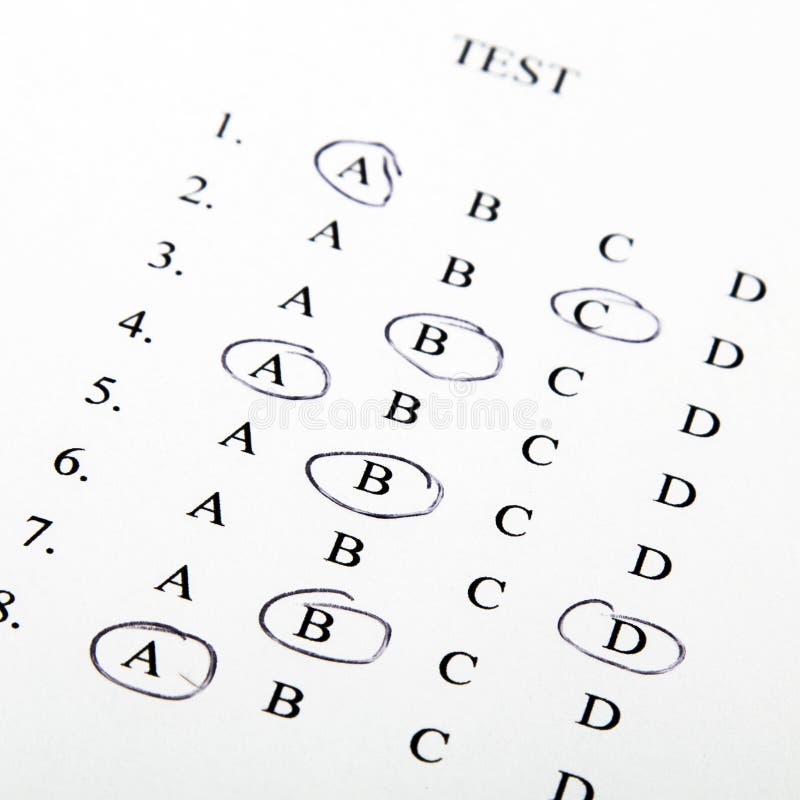 Sheet test stock image. Image of class, paper, knowledge - 45739343