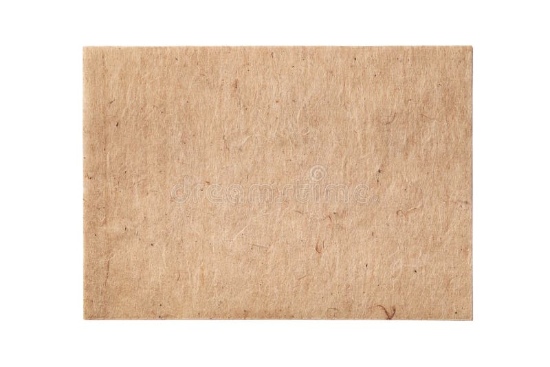 Sheet of Traditional Paper Isolted on White Background Stock Image ...