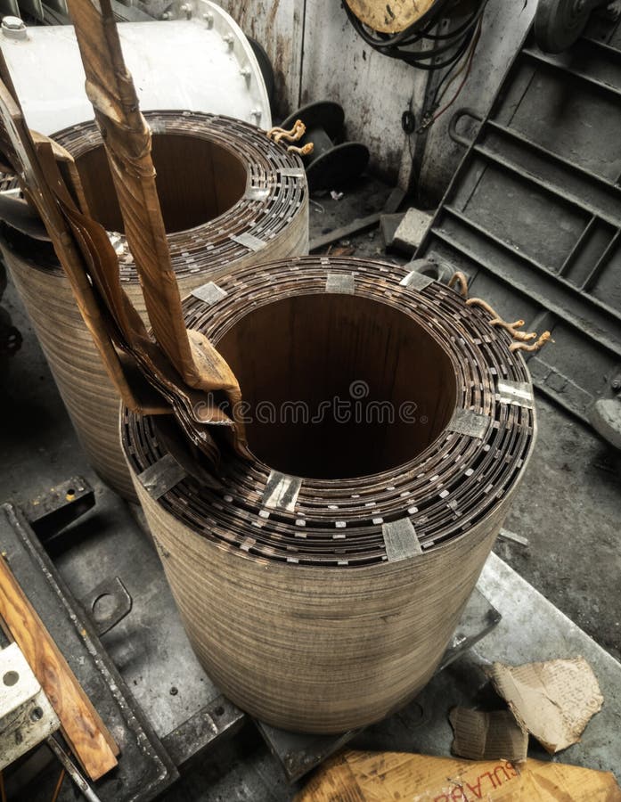 Sheet Type of High Voltage Transformer Core Windings Stock Image ...