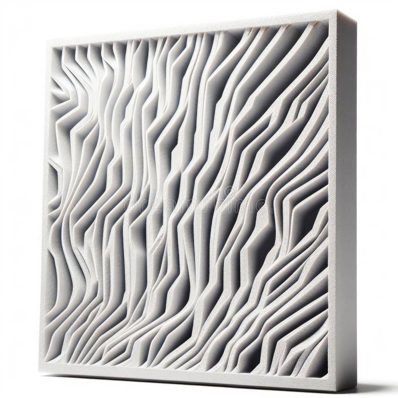 A Sheet of White Corrugated Cardboard Texture with a Stock Image ...