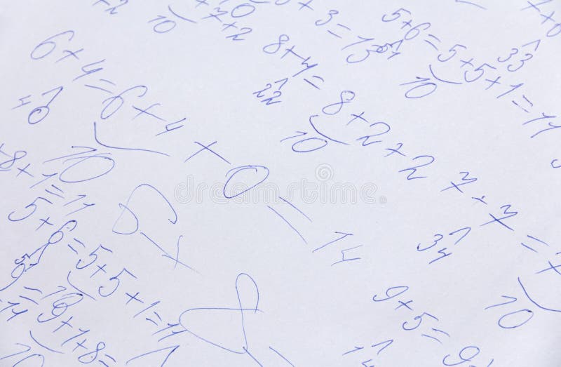Math error stock photo. Image of mistake, math, study - 18170418