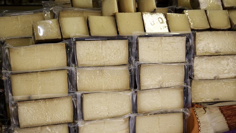 Sheeted cured cheese stock photo. Image of traditional - 181159240