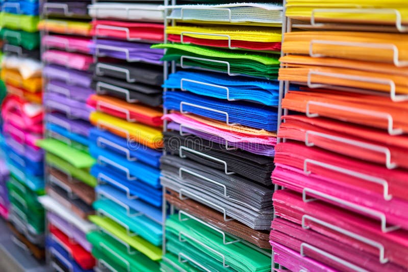 Sheets Colored Cardboard for Designer Creative Works Stock Photo ...