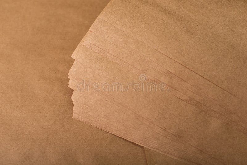 Sheets of Craft Paper. Background with Sheets of Craft Paper Stock ...