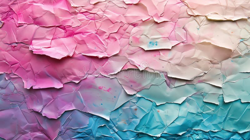 Cut and Paste Paper Sheets with Rough Texture Detail, AI Generated ...