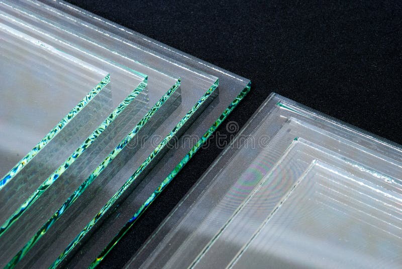 Sheets of Factory Manufacturing Tempered Clear Float Glass Panels Cut ...