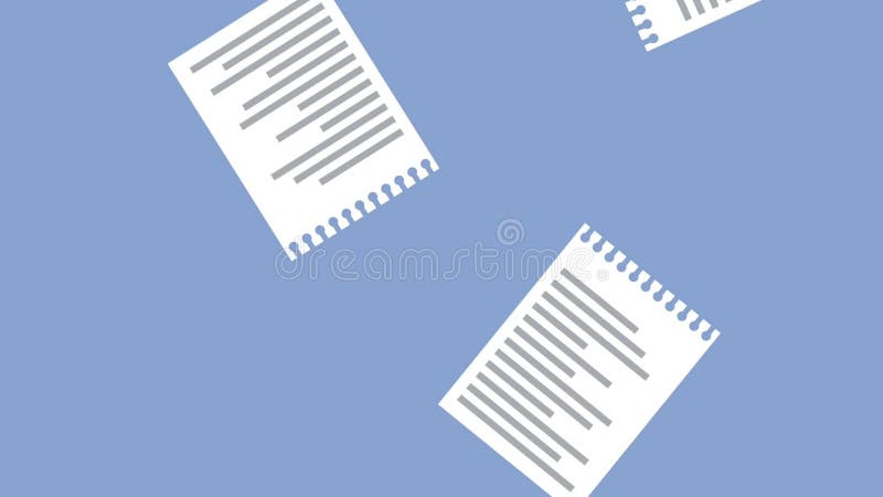 Folder with Files Documents Animation Stock Footage - Video of form ...