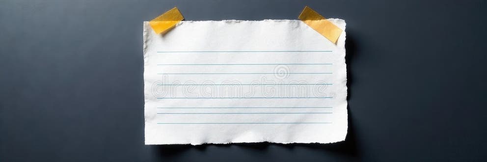 Sheets of Lined Paper Stuck To a Dark Grey Magnetic Surface , Notepad ...