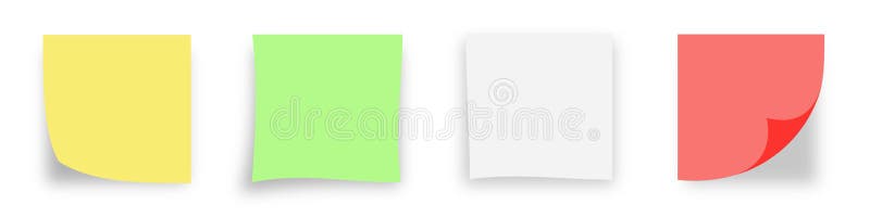 Sheets Multicolor Multicolor Stock Illustration - Illustration of ...
