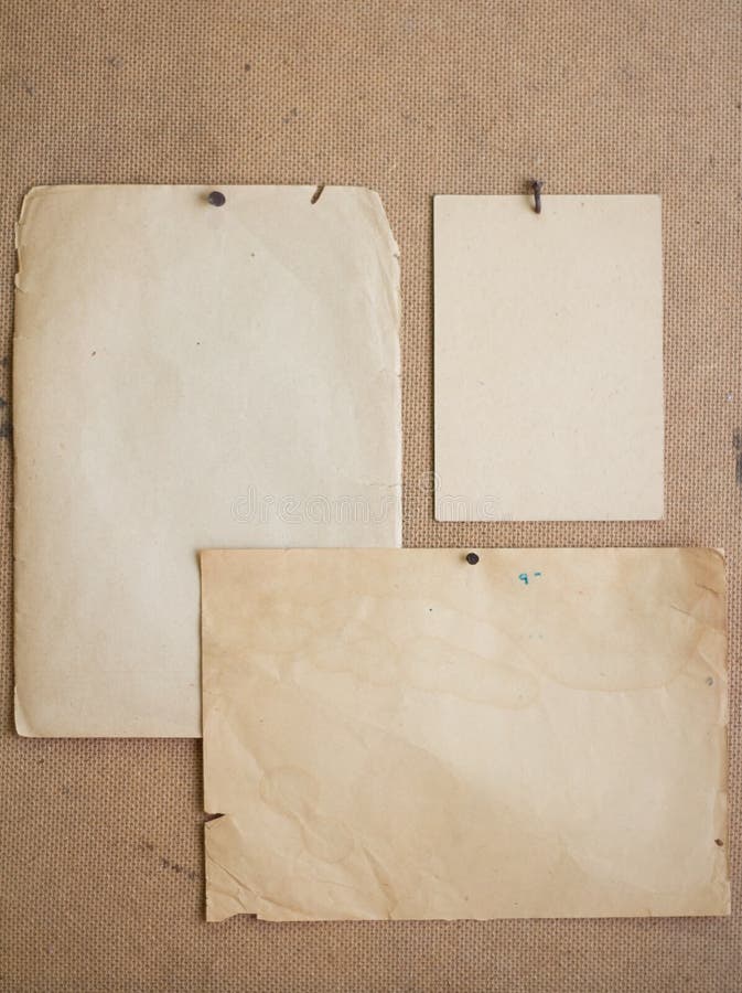 Sheets of old paper. stock photo. Image of post, sticky - 85641838