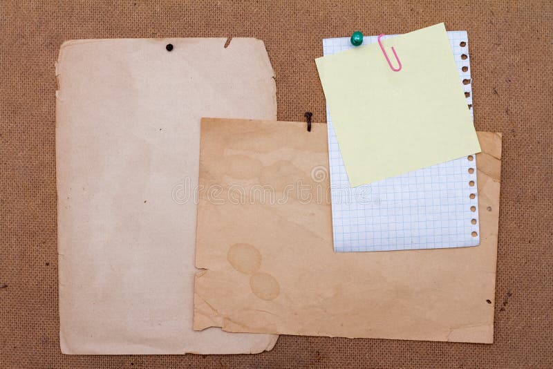 Old Paper Pinned To Wooden Wall Stock Photos - Download 52 Royalty Free ...