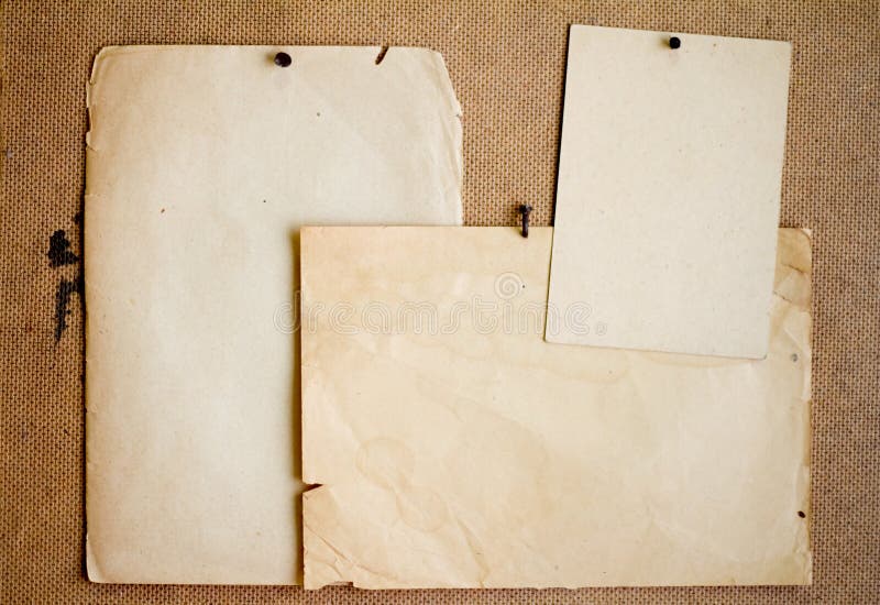 Sheets of old paper. stock image. Image of label, notepaper - 85863097