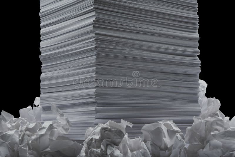 Sheets of paper stock photo. Image of document, material - 9924160