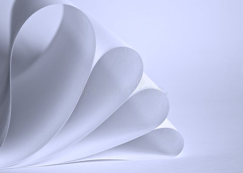 Sheets of paper rolled stock image. Image of news, atmosphere - 51709481