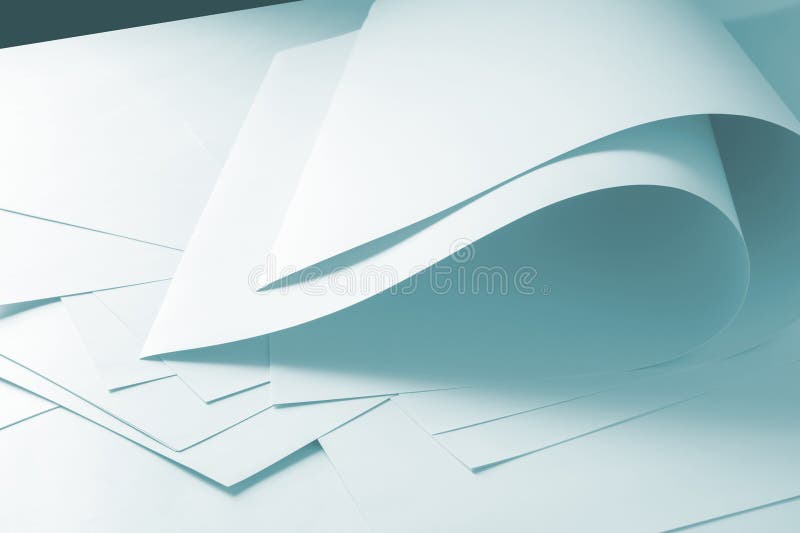 Sheets of paper. stock image. Image of light, card, wallpaper - 364093565