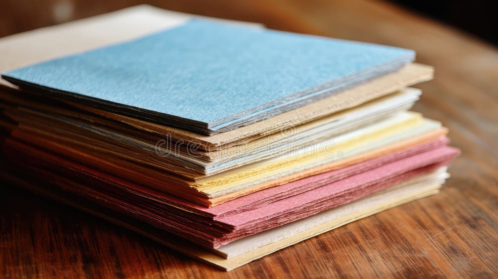 Sheets pulp paper texture stock illustration. Illustration of wooden ...