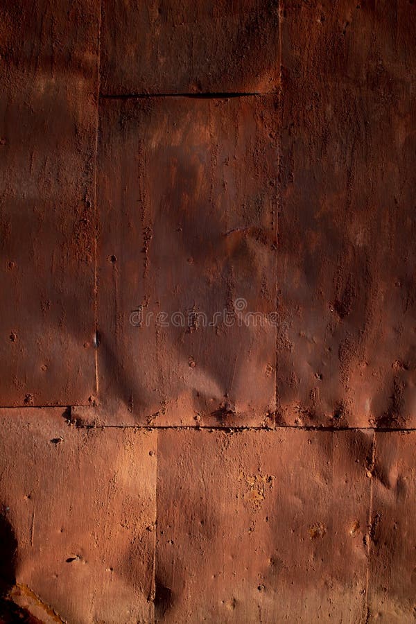 Sheets of Thin Metal. Rusty Texture Stock Photo - Image of dust ...