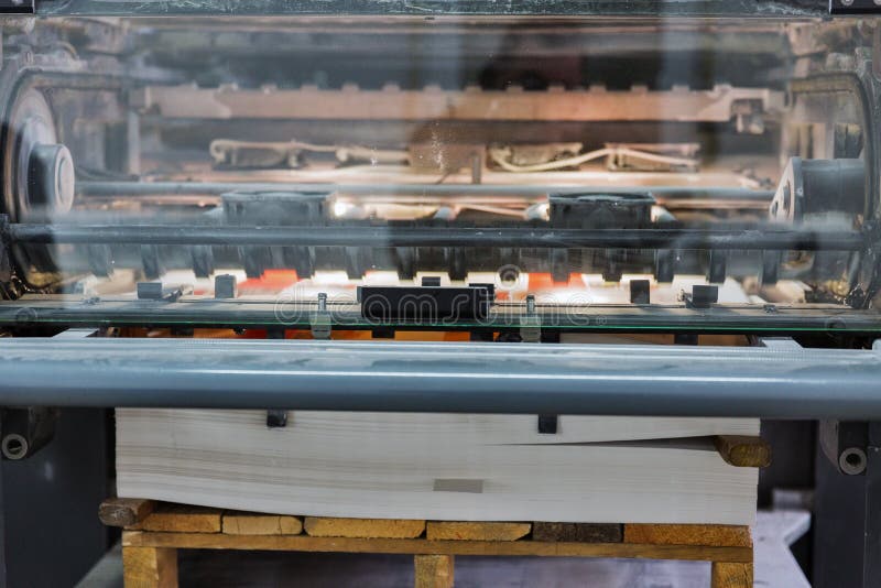 Sheets of White Paper for the Printing Machine Stock Image - Image of ...