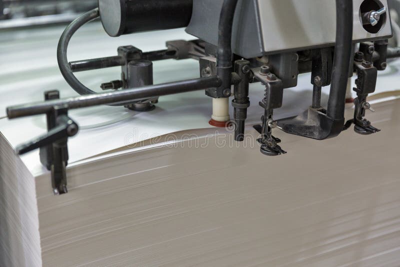 Sheets of White Paper for the Printing Machine Stock Photo - Image of ...