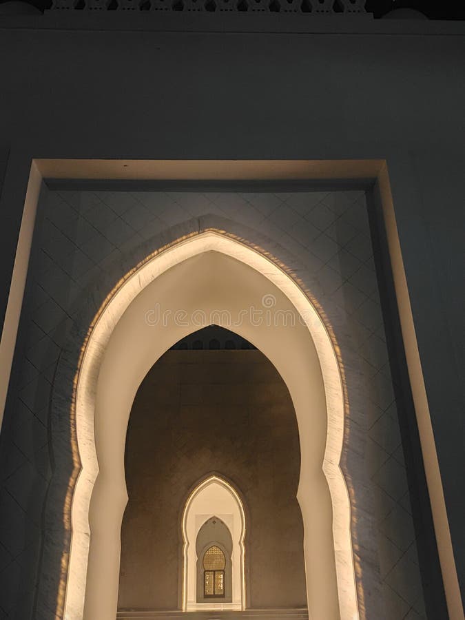 Old mosque entrance portal stock photo. Image of design - 160010870